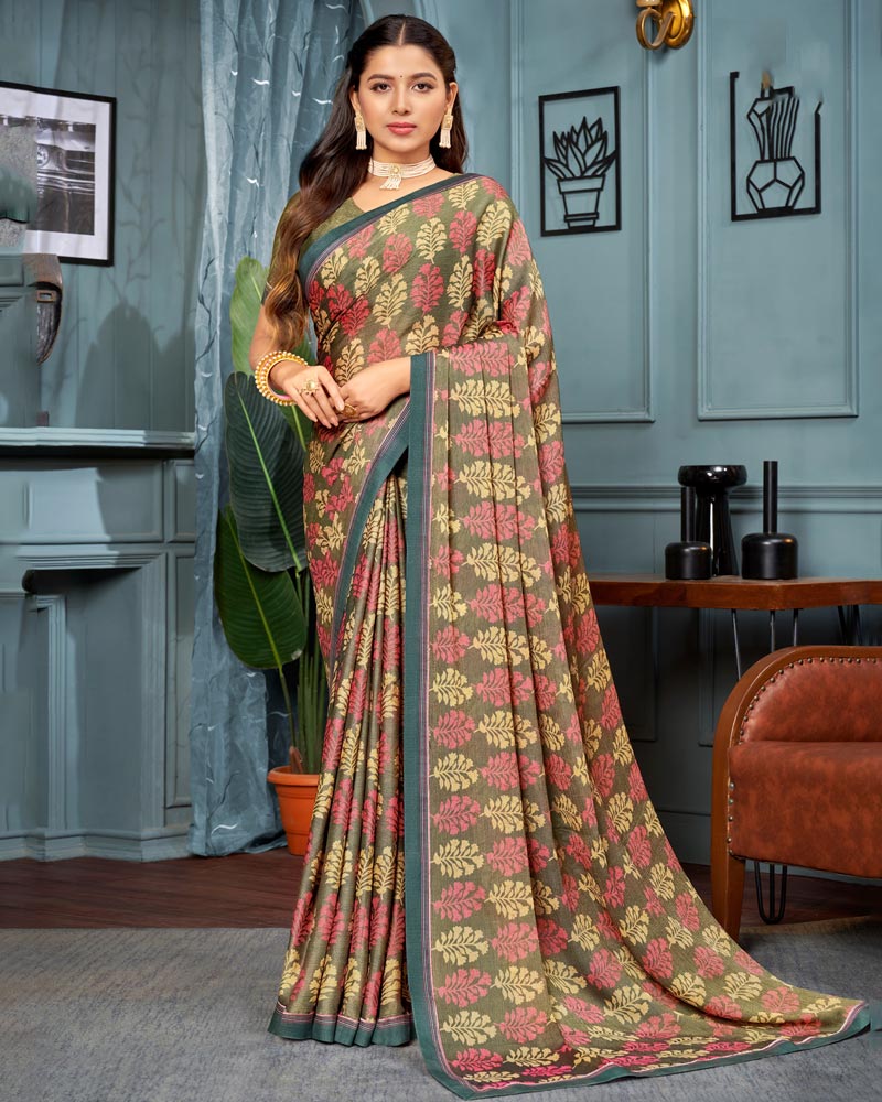 Brasso Saree | Buy Brasso Sarees Online - Vishal Prints