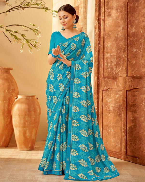 Crepe Saree | Buy Crepe Sarees Online - Vishal Prints